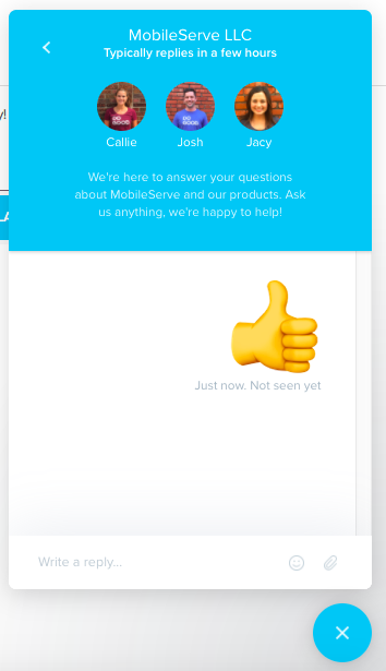 MobileServe New Features: Fall 2016